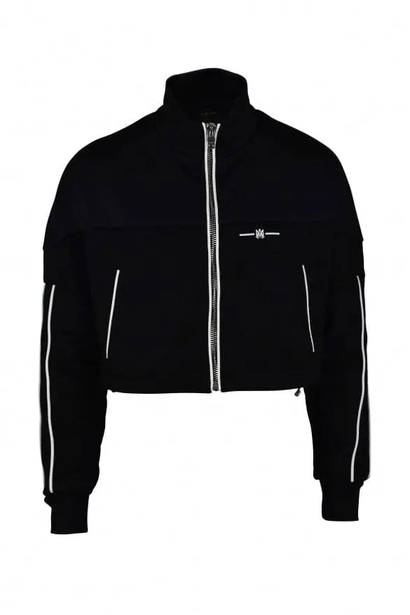 Amiri Short Jacket With Logo Detail - Black