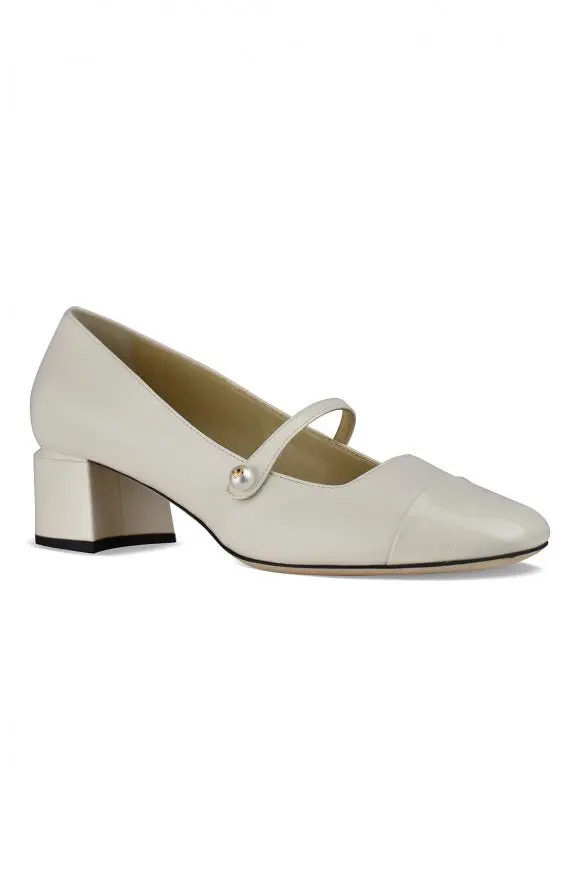 JIMMY CHOO Elisa 45 Pumps - White