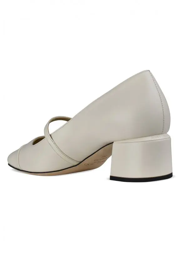JIMMY CHOO Elisa 45 Pumps - White