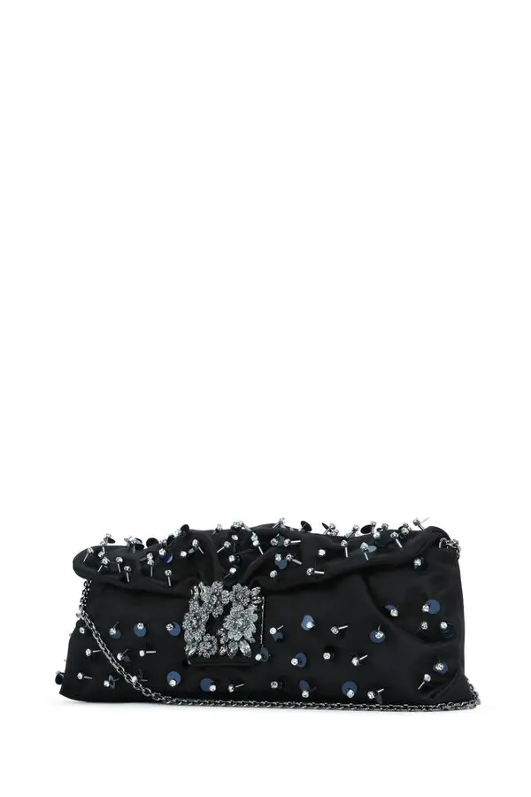 ROGER VIVIER Rv Bouquet Dr Long Paillettes Emb