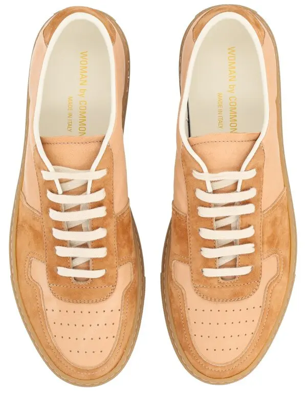 COMMON PROJECTS Bbal Duo Low Top Sneakers - Cream