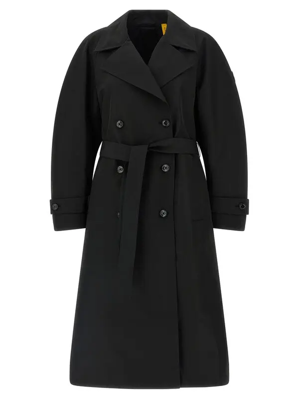 Moncler X Edward Enninful 'zake' Water-repellent Trench Coat - Black