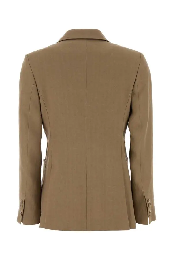 Max Mara Camel Hamp Gel Blazer