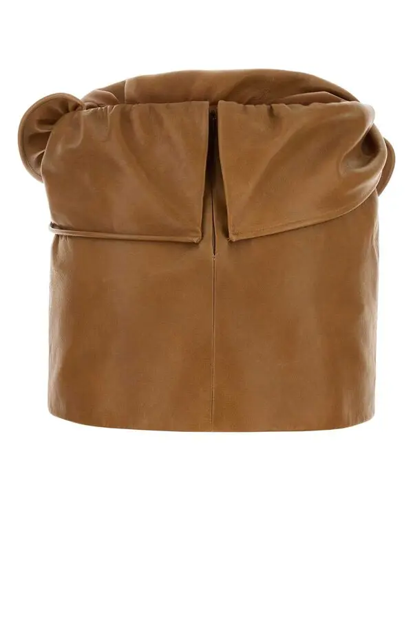 Magda Butrym Leather Mini Skirt