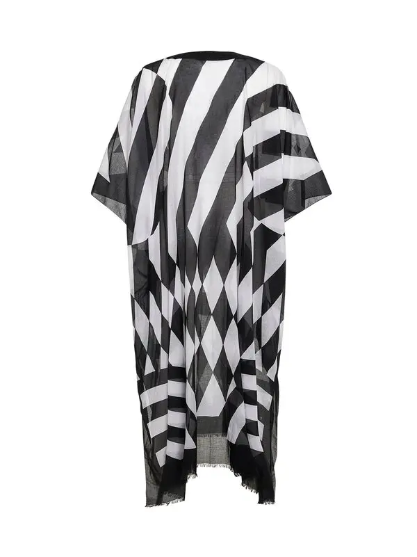 Dries Van Noten Printed Cotton Kaftan