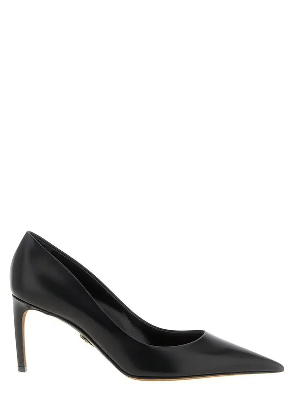 Dolce & Gabbana Devotion' Leather Pointed Pumps - Black