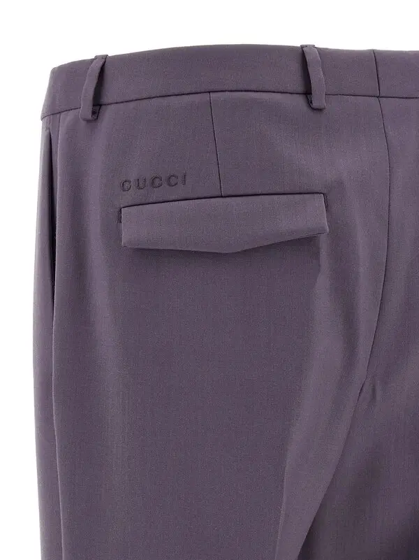 Gucci Wool Tailored Trousers