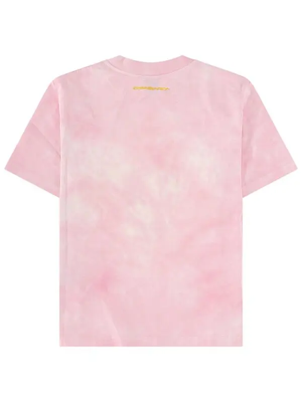 Casablanca Smile" Organic Cotton T-shirt - Pink