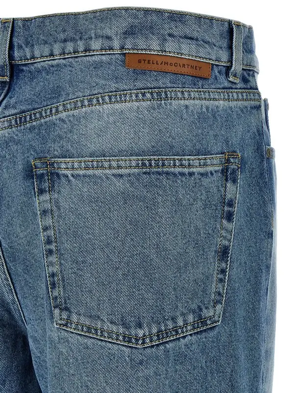 Stella McCartney Layered Wide Leg Jeans