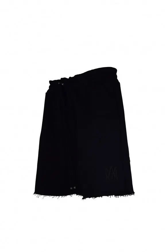Amiri Embroidered Logo Cotton Shorts