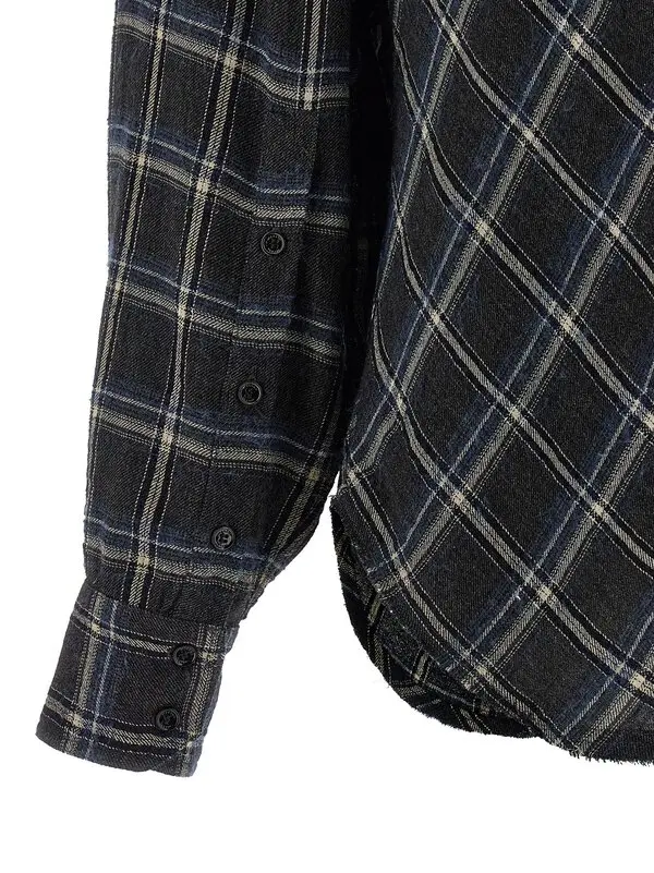 Isabel Marant Étoile Gerla Tartan Wool Blend Blouse