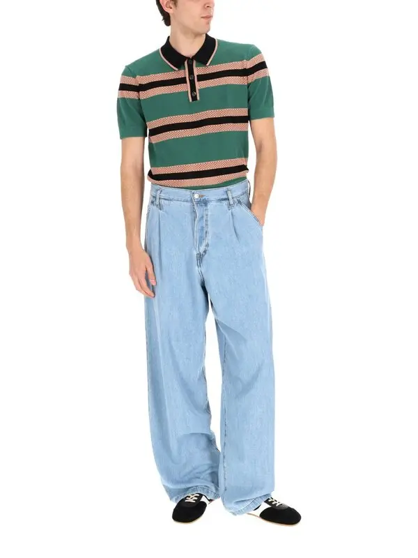 Dries Van Noten Penning Jeans - Blue