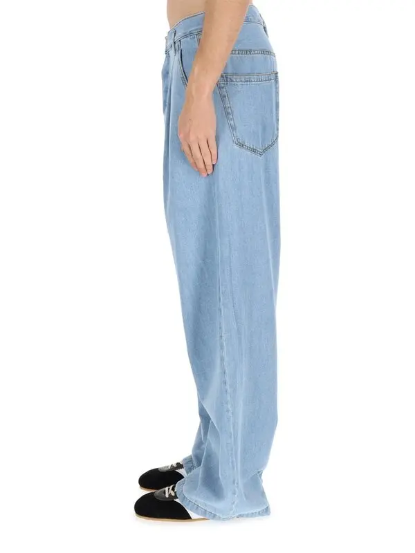 Dries Van Noten Penning Jeans - Blue
