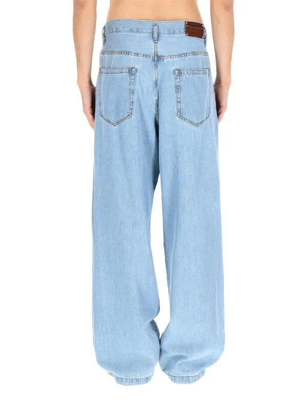 Dries Van Noten Penning Jeans - Blue