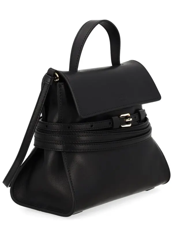 Moschino Borsa Tie Me Small Bag - Black