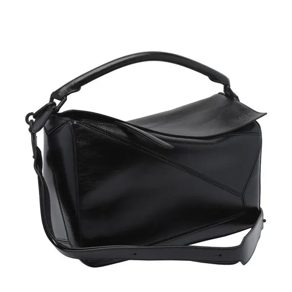 Loewe Large Puzzle Handbag - Black