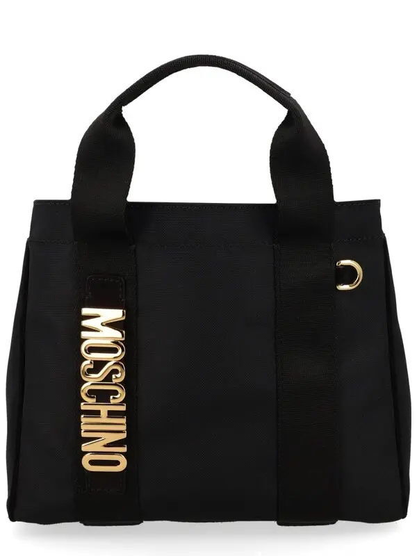Moschino Carry Me Tote Bag - Black