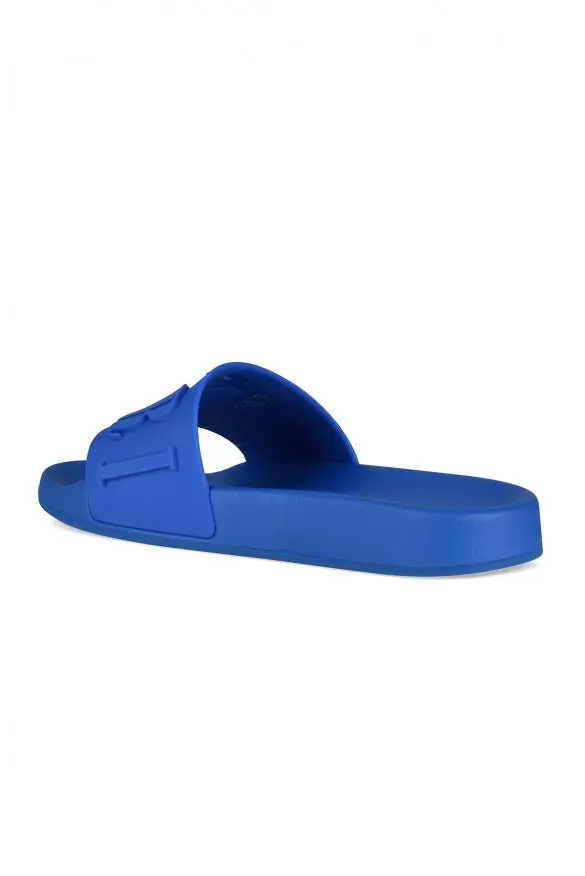 Amiri Rubber Slide Sandals - Blue