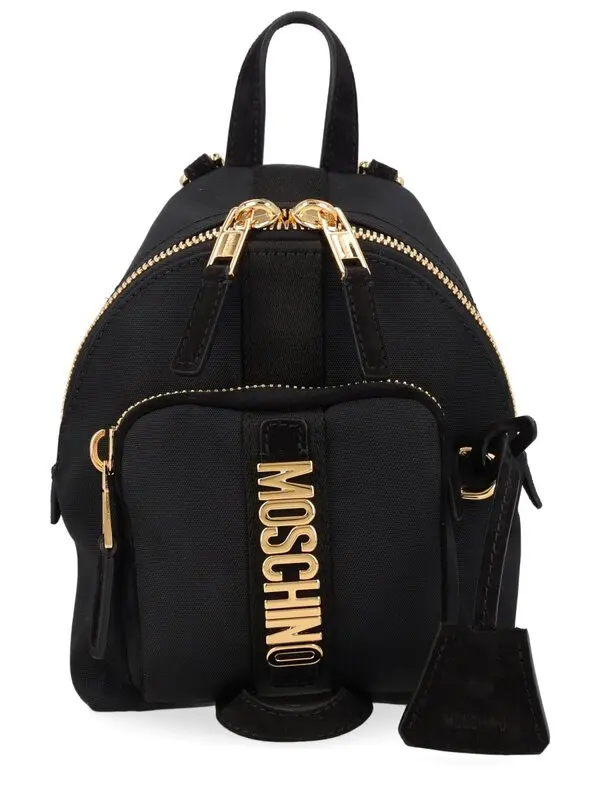 Moschino Carry Me Backpack - Black