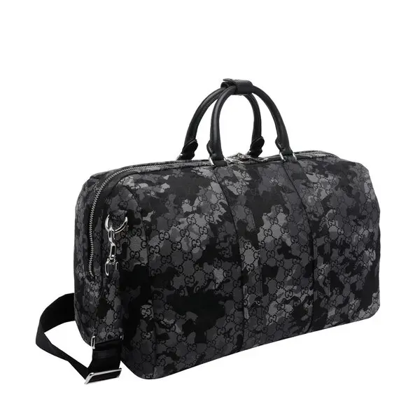 Gucci Large Gg Canvas Duffle Bag