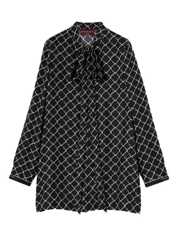 Gucci Printed Silk Shirt - Multicolor