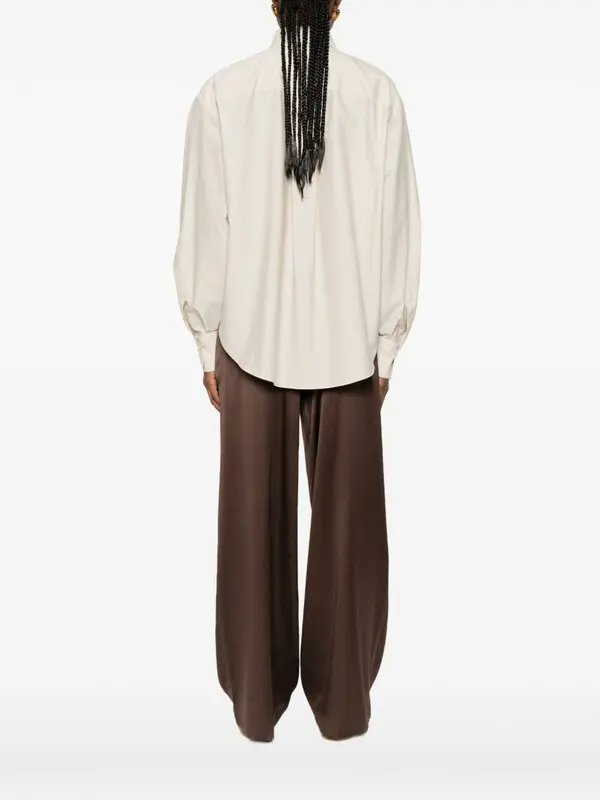 Brunello Cucinelli Embroidered Cotton Shirt - Multicolor
