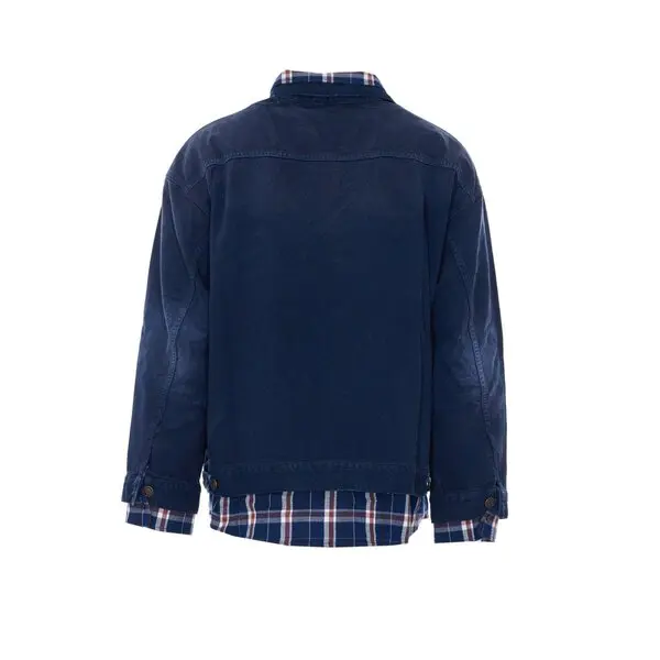 Balenciaga Patched Shirt Jacket - Blue