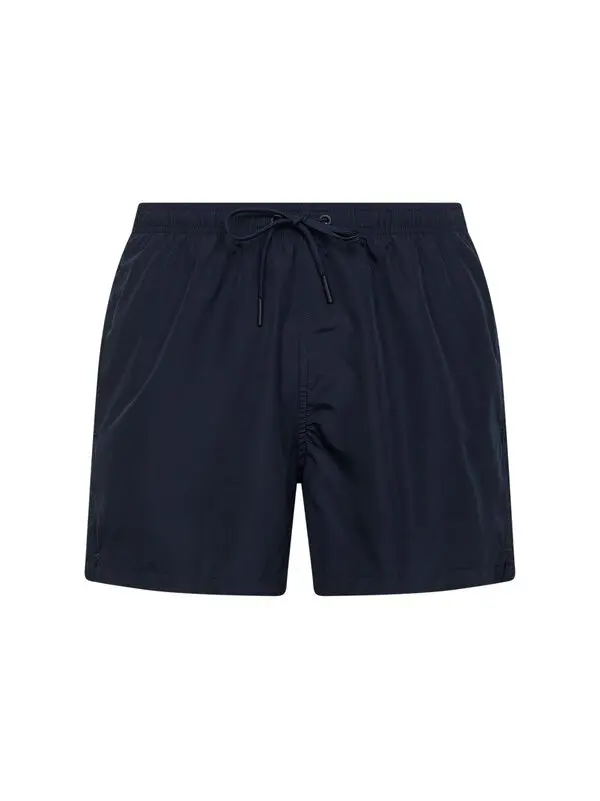 Tagliatore Navy Blue Nylon Swim Shorts - Multicolor