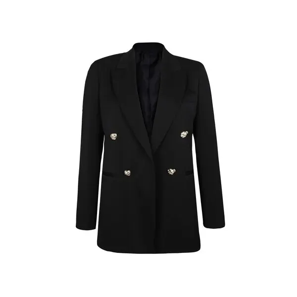 LANVIN Virgin Wool Double Breasted Blazer