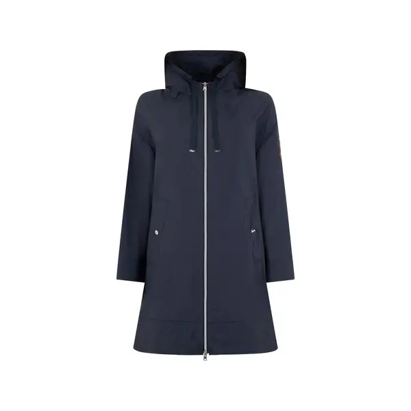 Herno Lightweight Parka Coat - Blue