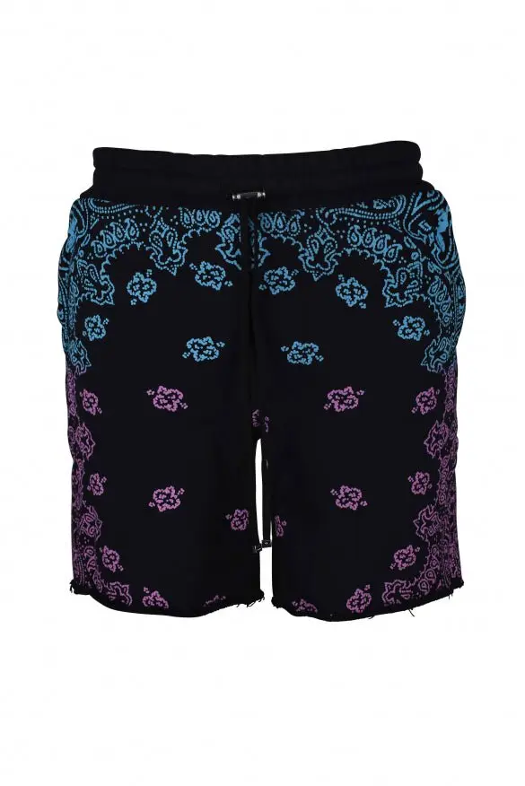 Amiri Cotton Bandana Print Shorts