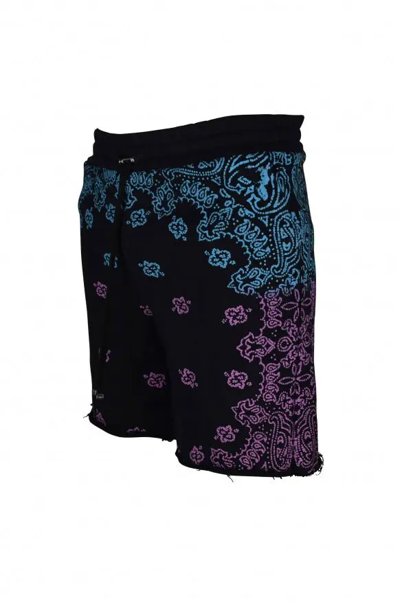 Amiri Cotton Bandana Print Shorts