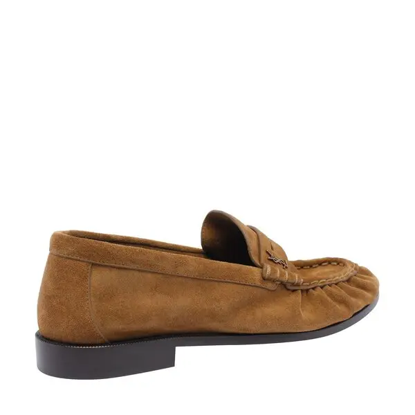 Saint Laurent Suede Le Loafer Loafers - Brown