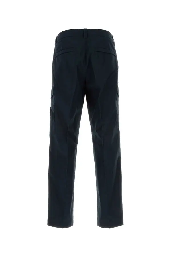 Stone Island Navy Cotton Cargo Pant - Blue