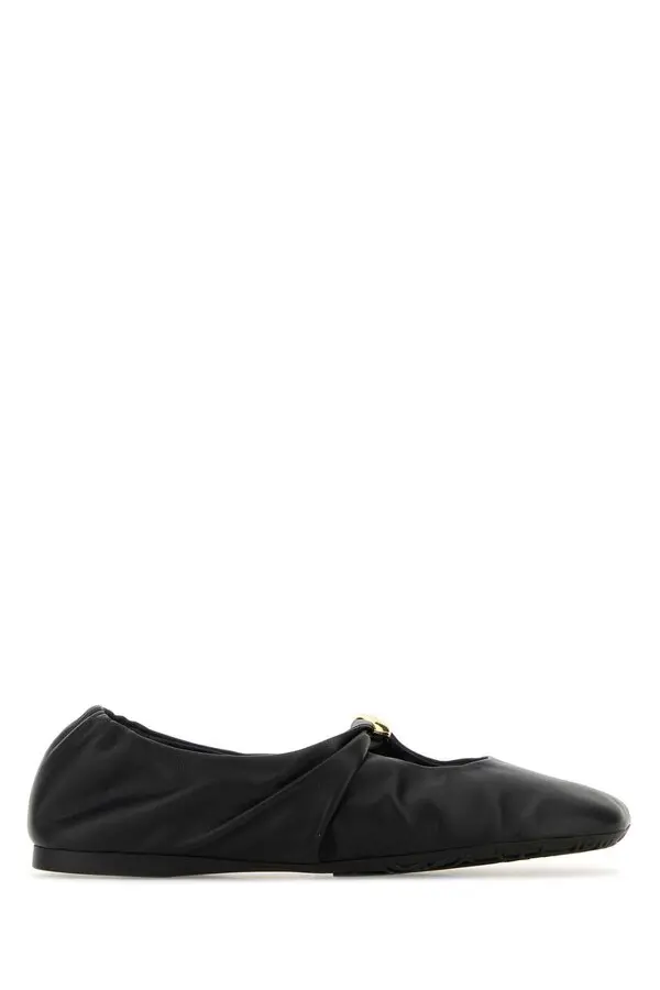 Loewe Nappa Leather Ballerinas - Black
