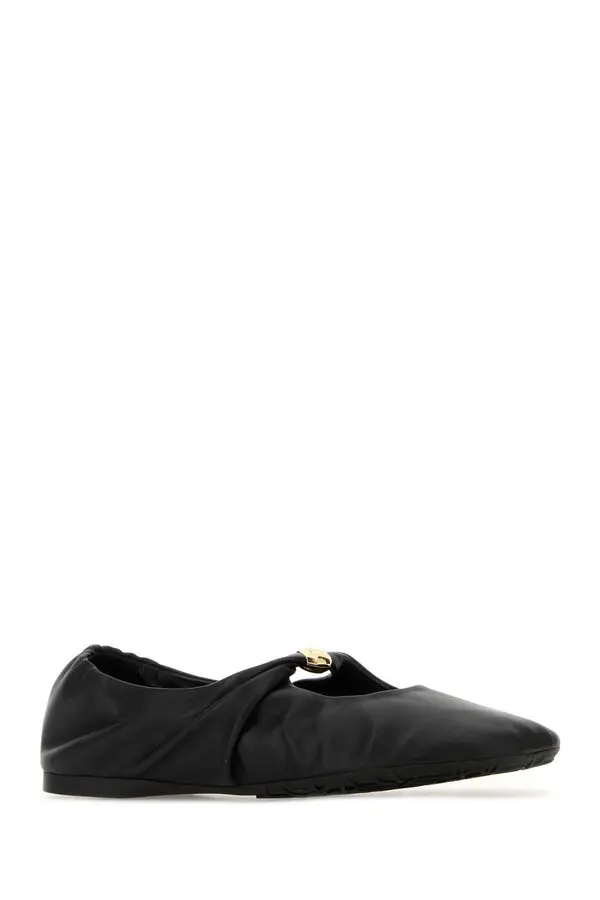 Loewe Nappa Leather Ballerinas - Black