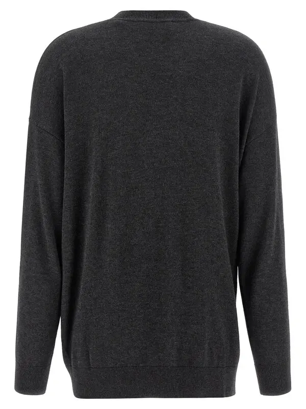 Isabel Marant Étoile Chiraz V-neck Wool And Viscose Sweater - Gray