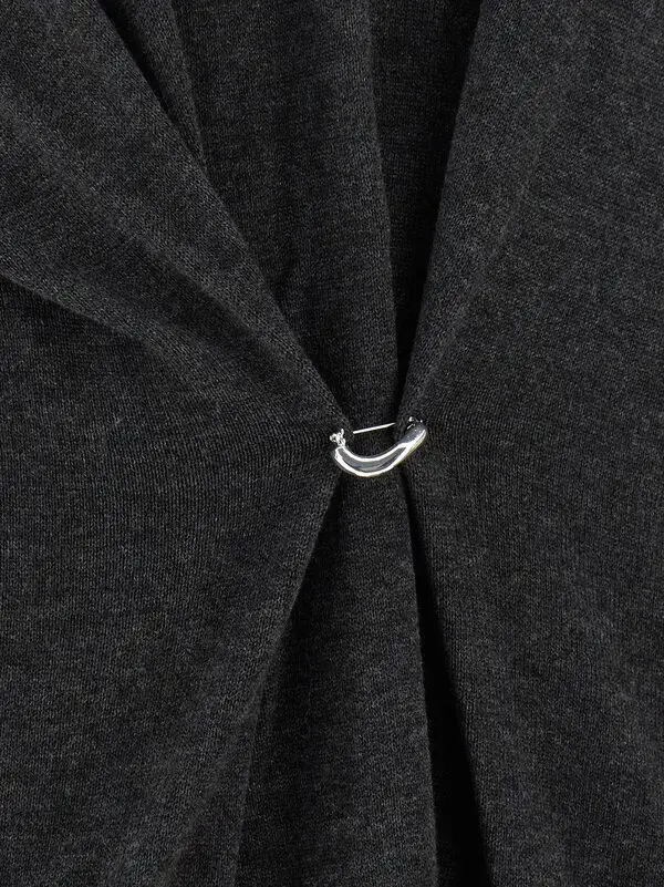 Isabel Marant Étoile Chiraz V-neck Wool And Viscose Sweater - Gray