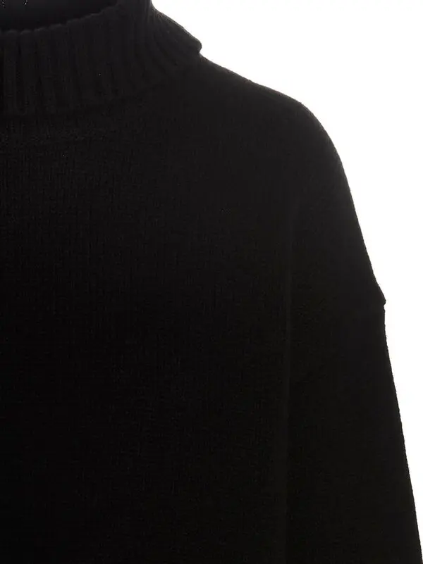 JIL SANDER Cashmere Blend High Neck Sweater