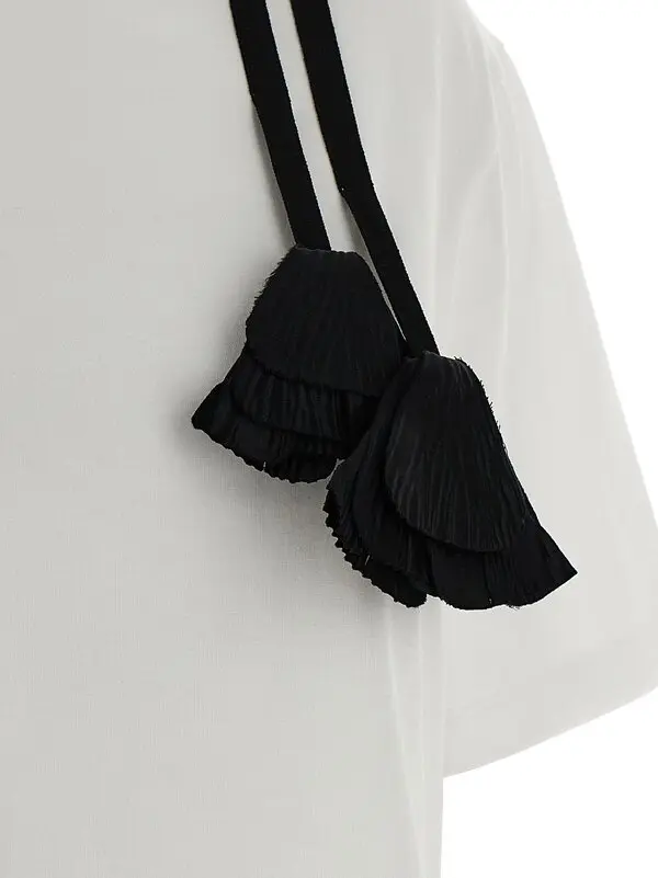 FERRAGAMO Embroidered Floral Insert T-shirt