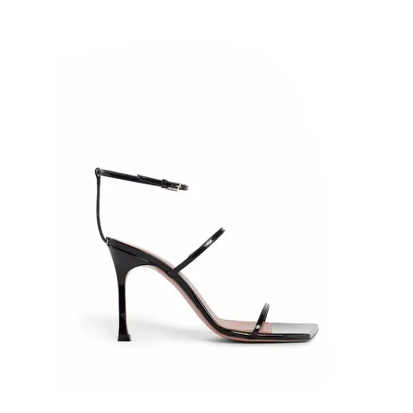Amina Muaddi Maya Patent Leather Sandals
