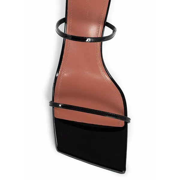 Amina Muaddi Maya Patent Leather Sandals