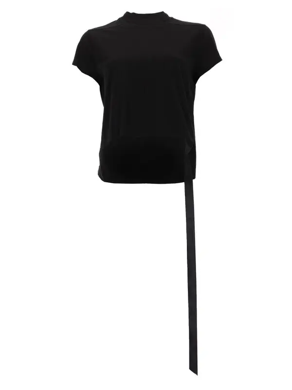 Rick Owens Cropped Small Level T-shirt - Black