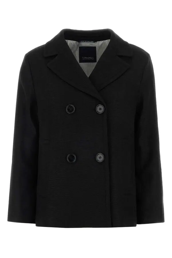Max Mara Stretch Linen Blend Blazer