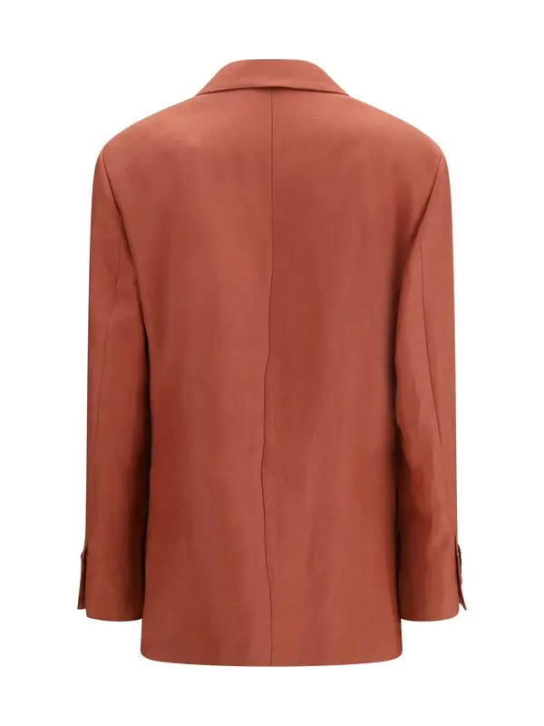 Brunello Cucinelli Single-breasted Linen Blazer