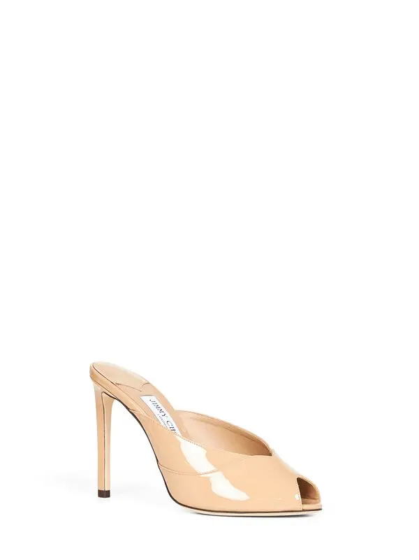 JIMMY CHOO Patent Leather Brigitte Mules - Multicolor