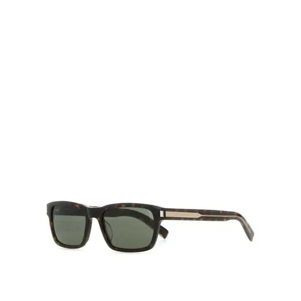 Saint Laurent Tortoiseshell Acetate Square Frame Sunglasses - Brown