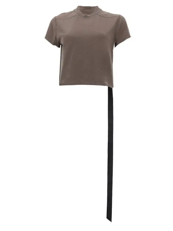 Rick Owens Cropped Level T-shirt - Brown