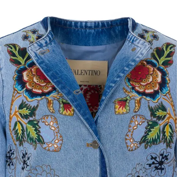 Valentino Garavani Embroidered Denim Jacket