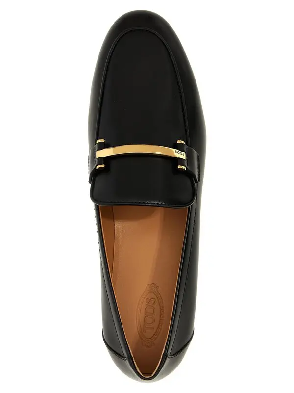 TOD'S Leather Horsebit Loafers